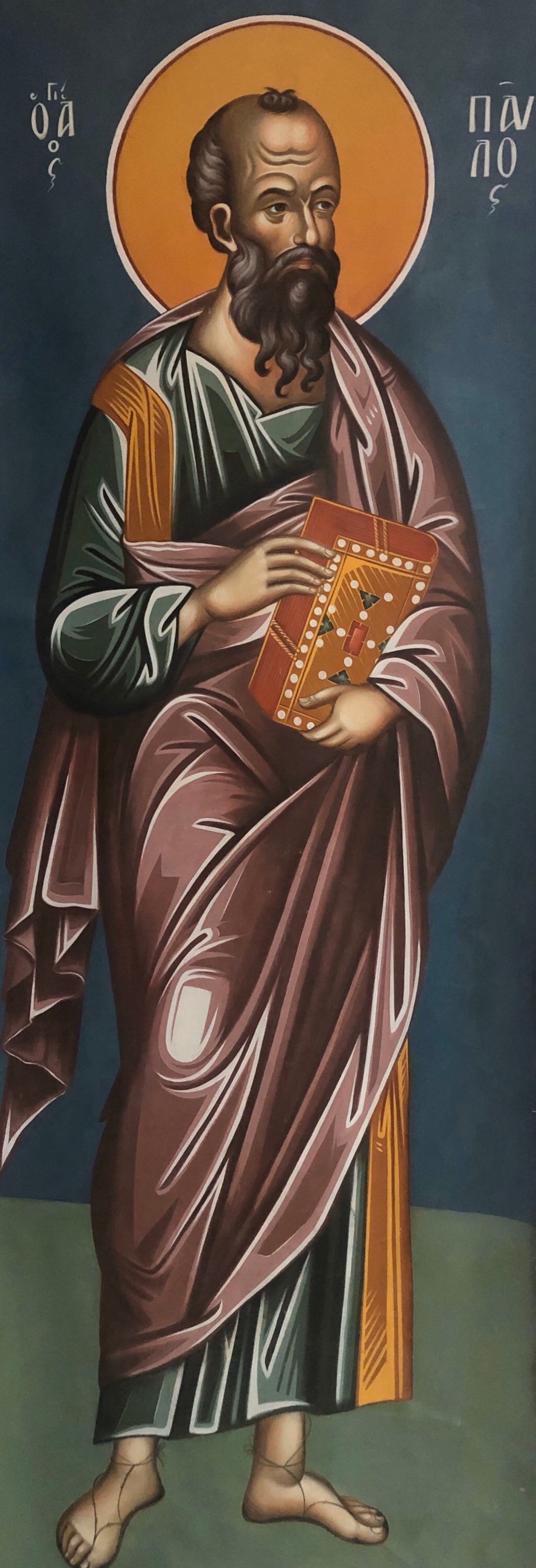 Saint Paul HAND PAINTED Byzantine Icon - Etsy