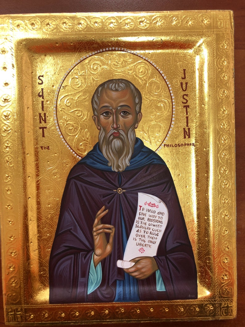 Saint Justin the Philosopher - Etsy