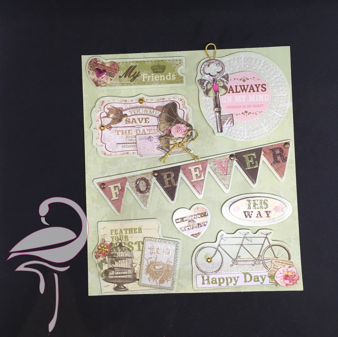 3D Card Toppers - Forever - Etsy