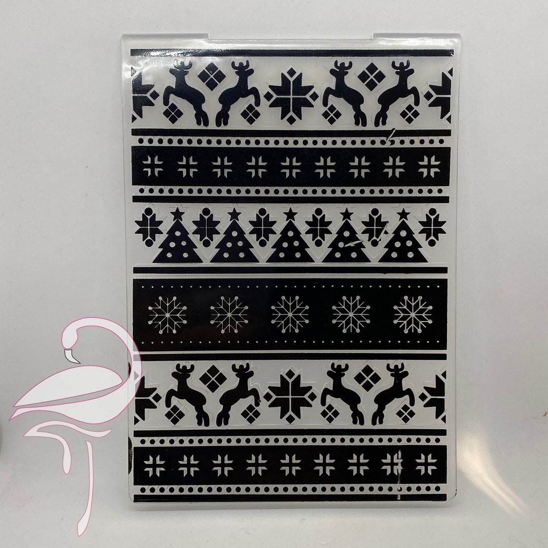 Embossing Folder - Nordic Christmas Sweater 148 X 105mm - Etsy