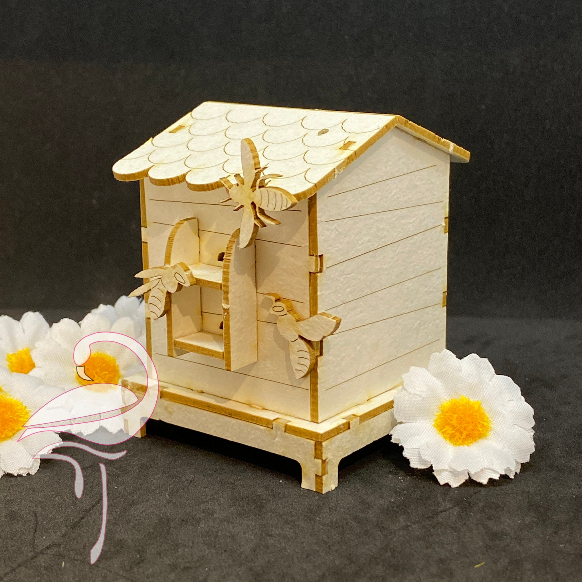 3D Bee Hive Mini 50 X 50 X 65mm Cardboard 1.5mm Thick - Etsy