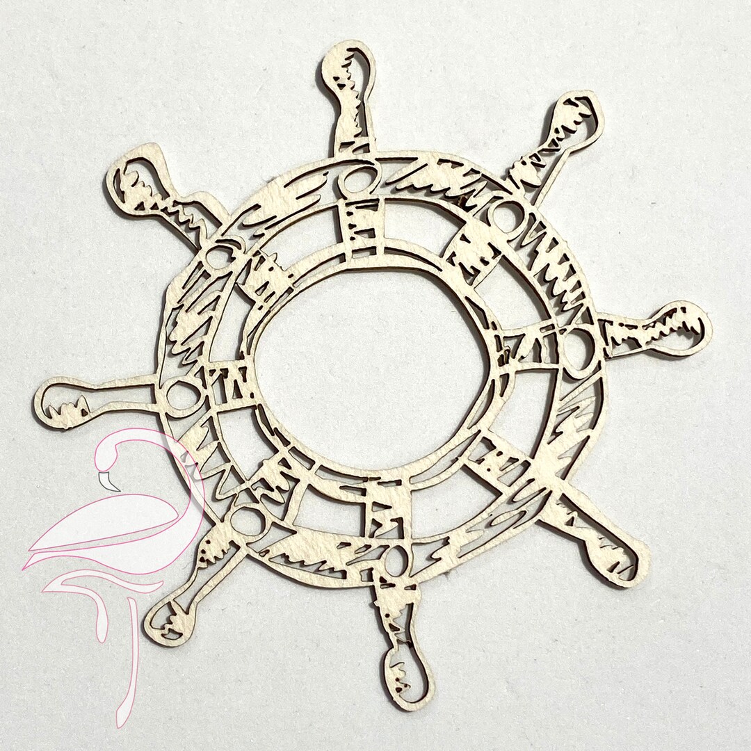 Boat Helm - 1.5mm Cardboard - 78 X 80mm - Etsy