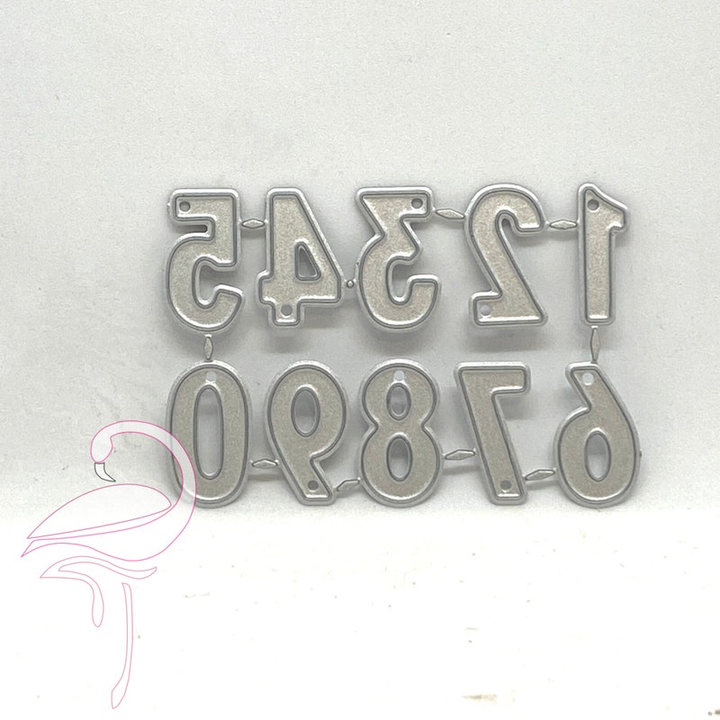 Number Dies for Card Making - Etsy