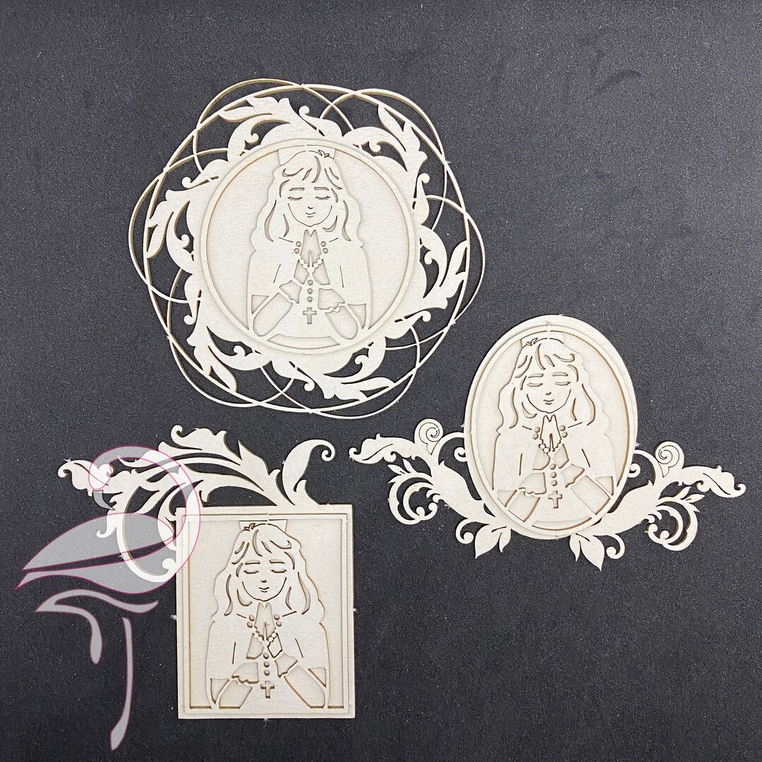 Set of 3 Girl Holy Communion Frames - Etsy