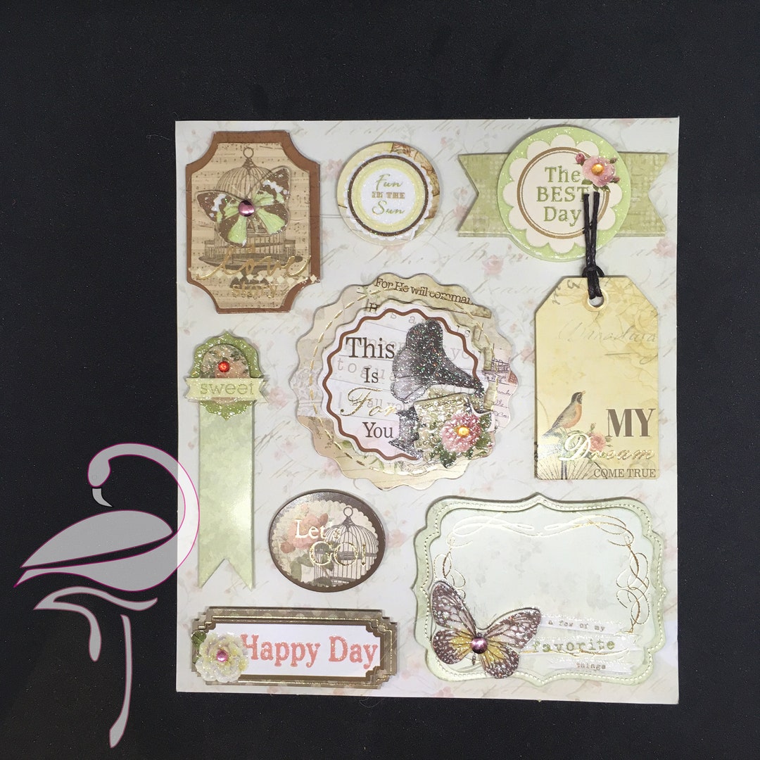 3D Card Toppers - Happy Days - Etsy