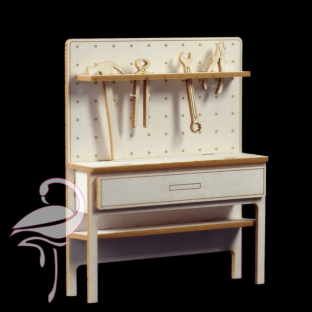 3D Work Bench With Tools 75 X 60 X 15mm - Etsy