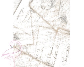 Letters Rice Paper - Etsy