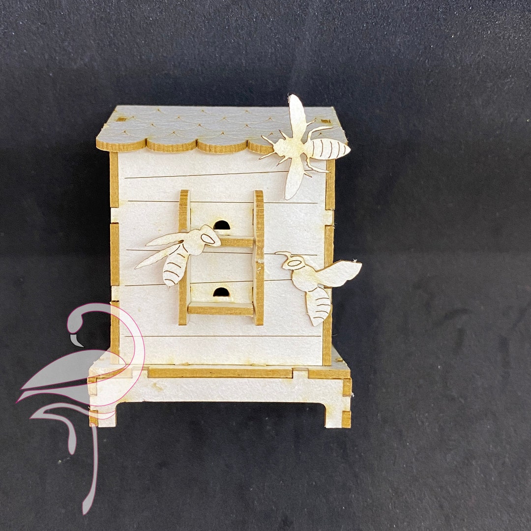 3D Bee Hive Mini 50 X 50 X 65mm Cardboard 1.5mm Thick - Etsy