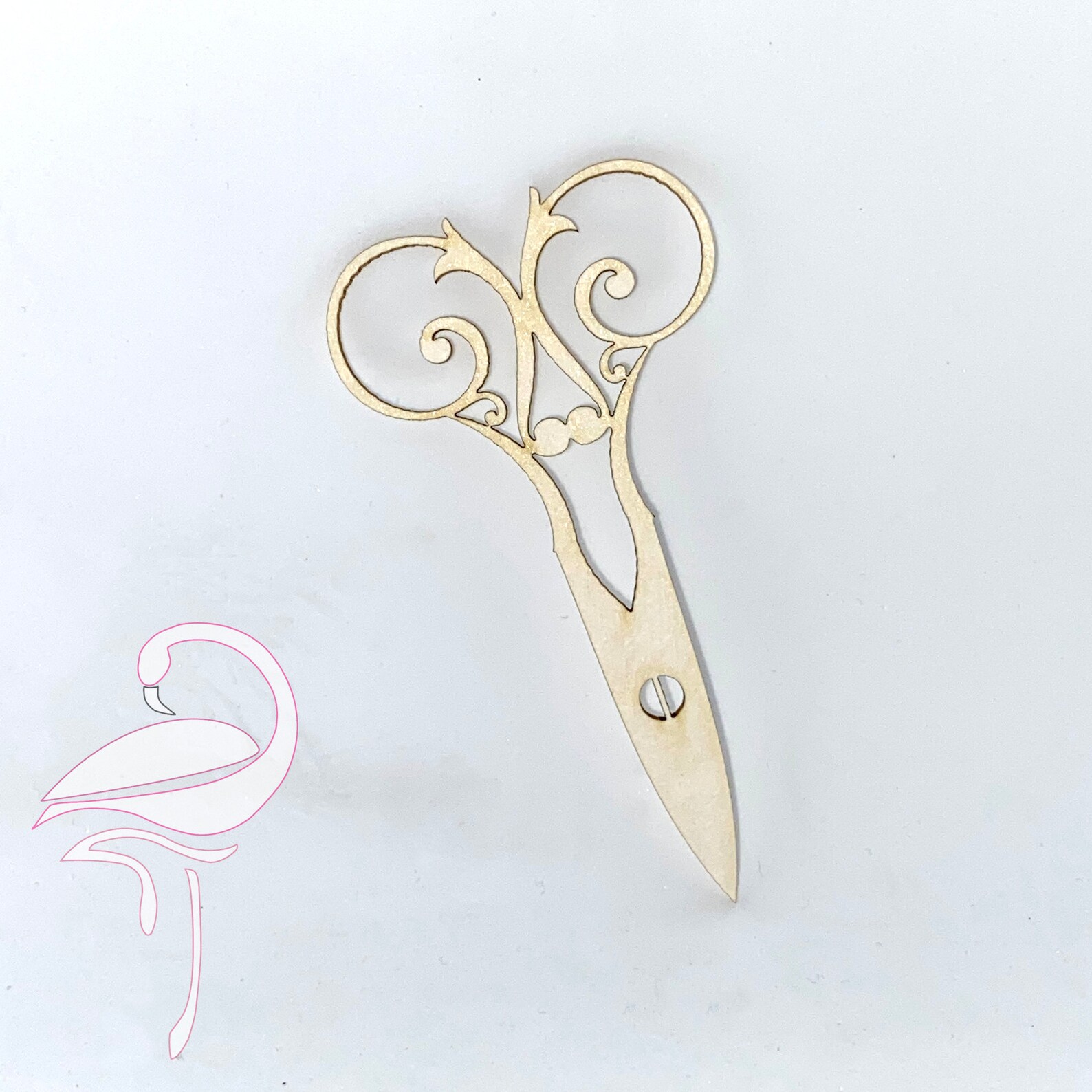 Scissors 69 X 36mm Cardboard 1.5mm Thick - Etsy