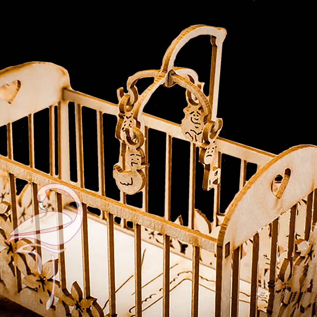 3D Baby Carousel mobile to Fit on Baby Cradle - Etsy