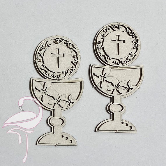 Two Layered Holy Communion Chalice Set of 2 30 X 63mm - Etsy