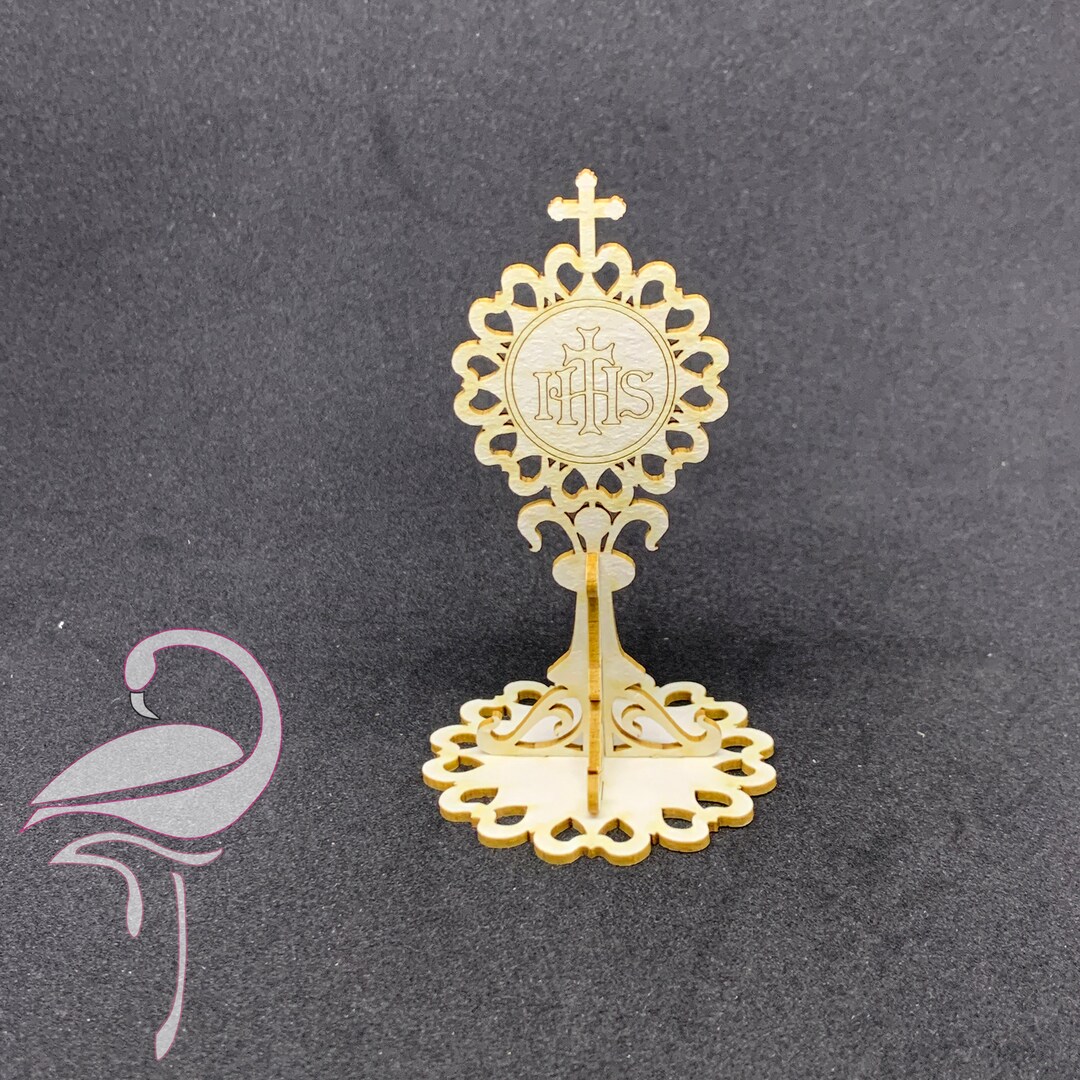 3D Chalice With Host With Detailed Border 80 X 45mm 1.5mm Cardboard - Etsy