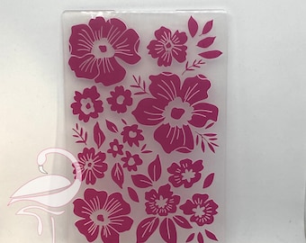 Floral Wreath Embossing Folder A6 - Etsy
