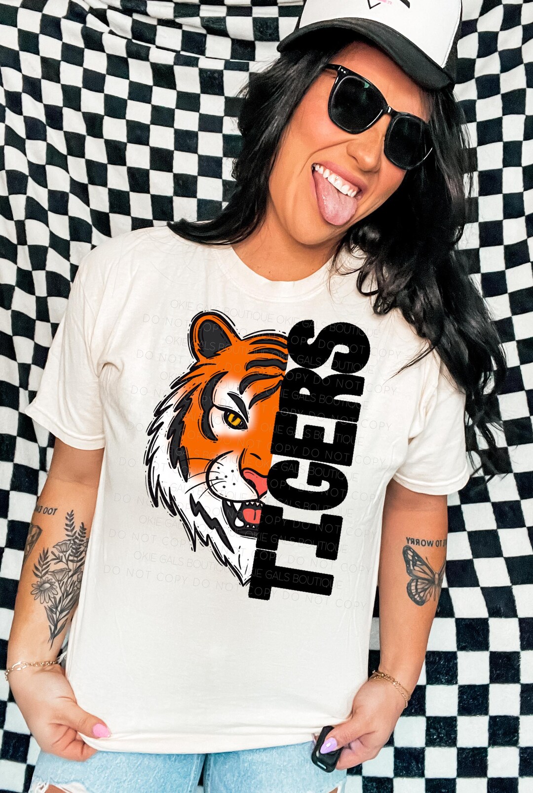 Tiger Pride School Mascot Stacked PNG, Mascot Sublimation Designs ...