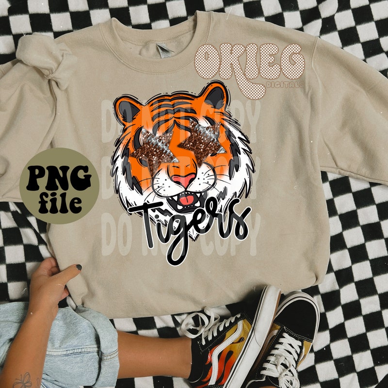 Tiger With Star Eyes Svg - Etsy