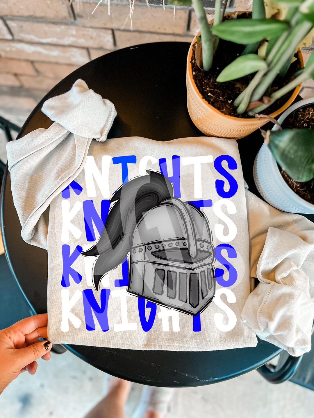 Knights Preppy Colorful Mascot PNG, Blue/white Letters, Mascot Designs ...