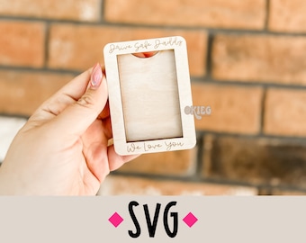 Drive Safe Daddy Gift SVG Cut File, Custom Car Visor Clip Photo SVG ...