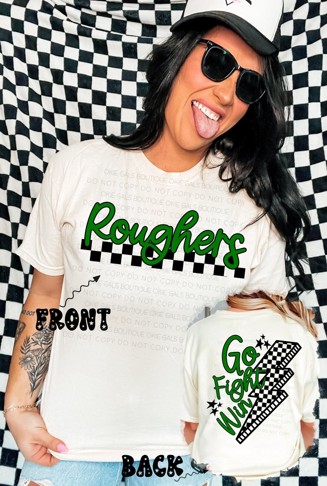 Rougher Pride School Mascot PNG, Green and Back Team Colors, Mascot ...