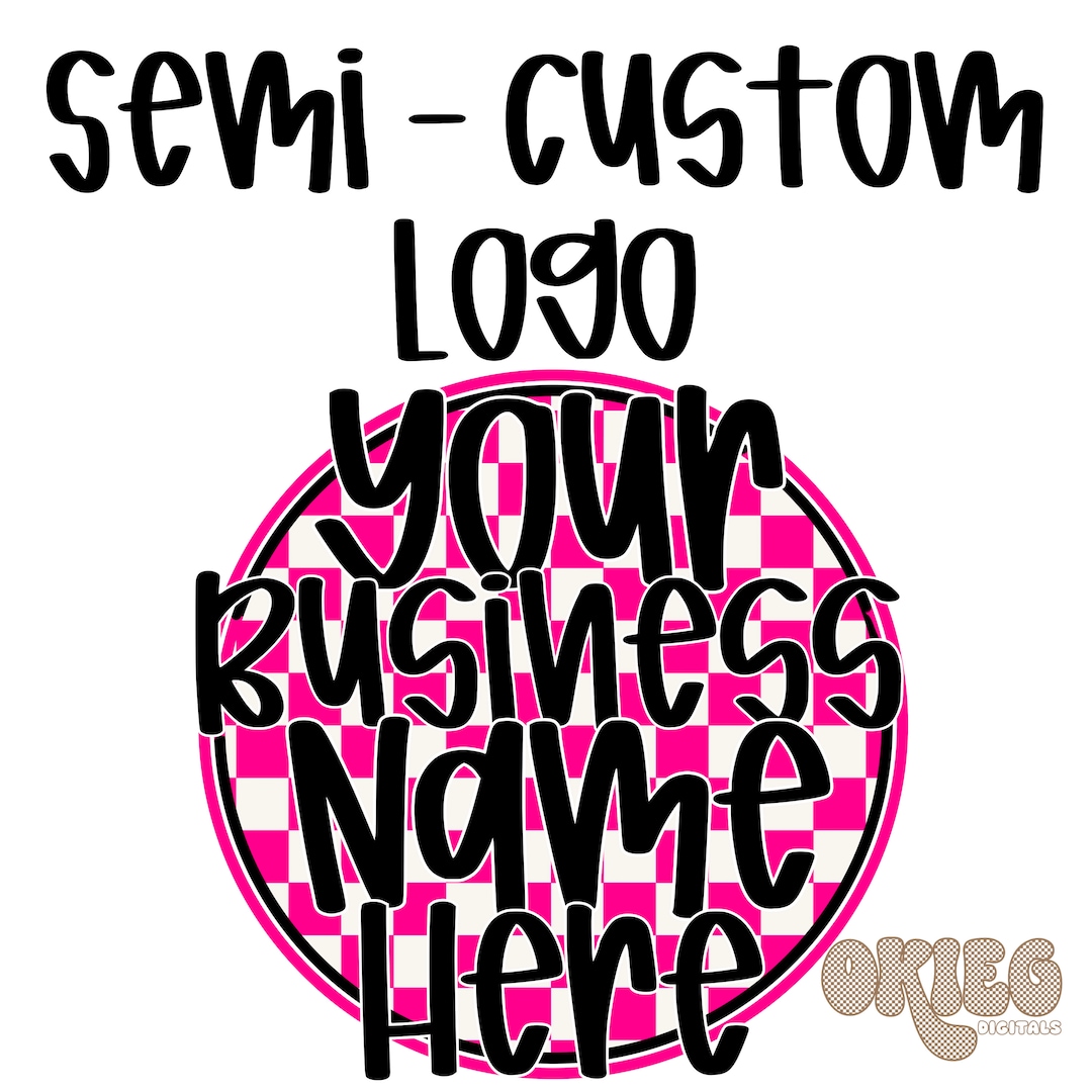 Custom Business Name PNG - Semi Custom Logo - Logo PNG - Etsy