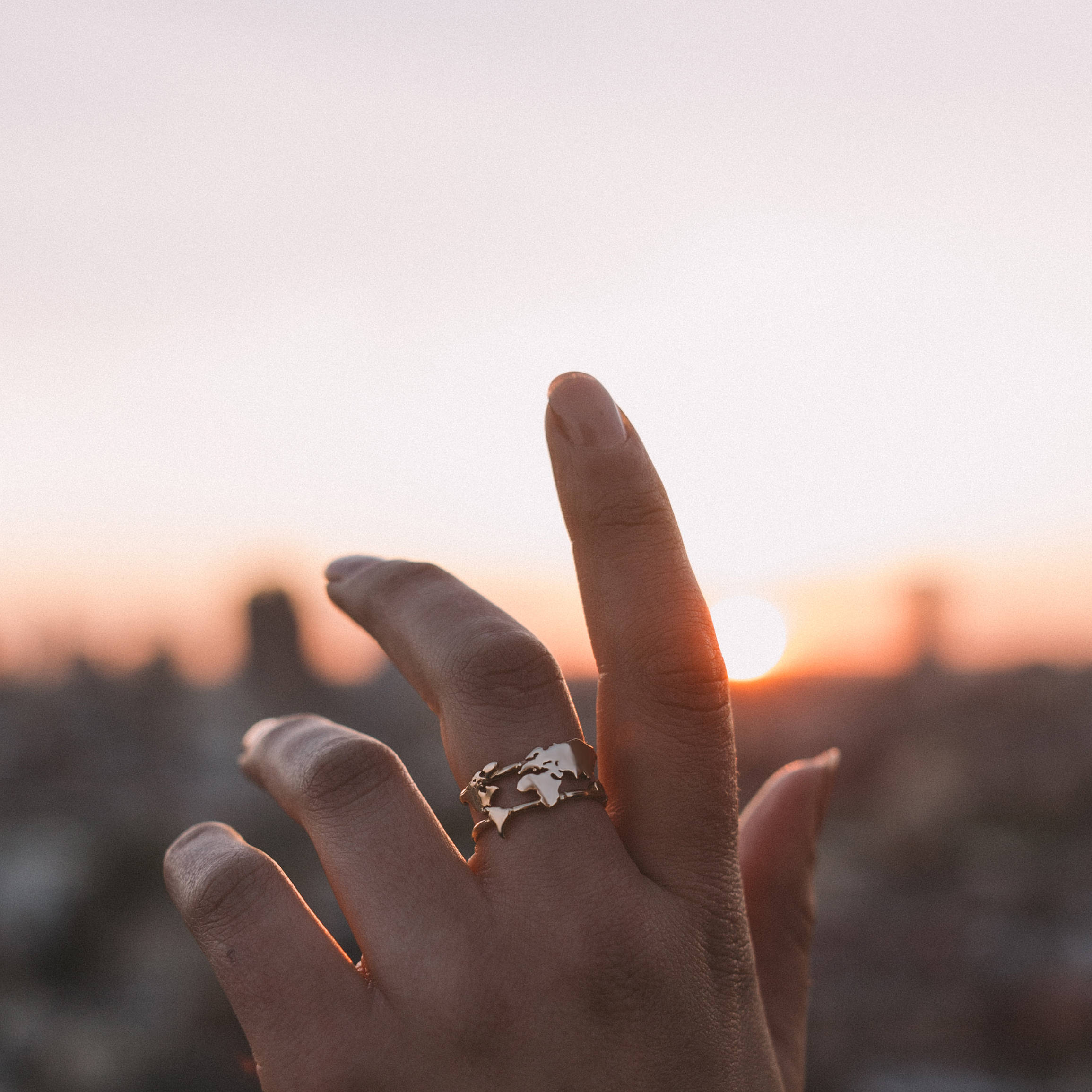 World Map Ring | Travel Jewelry - Etsy