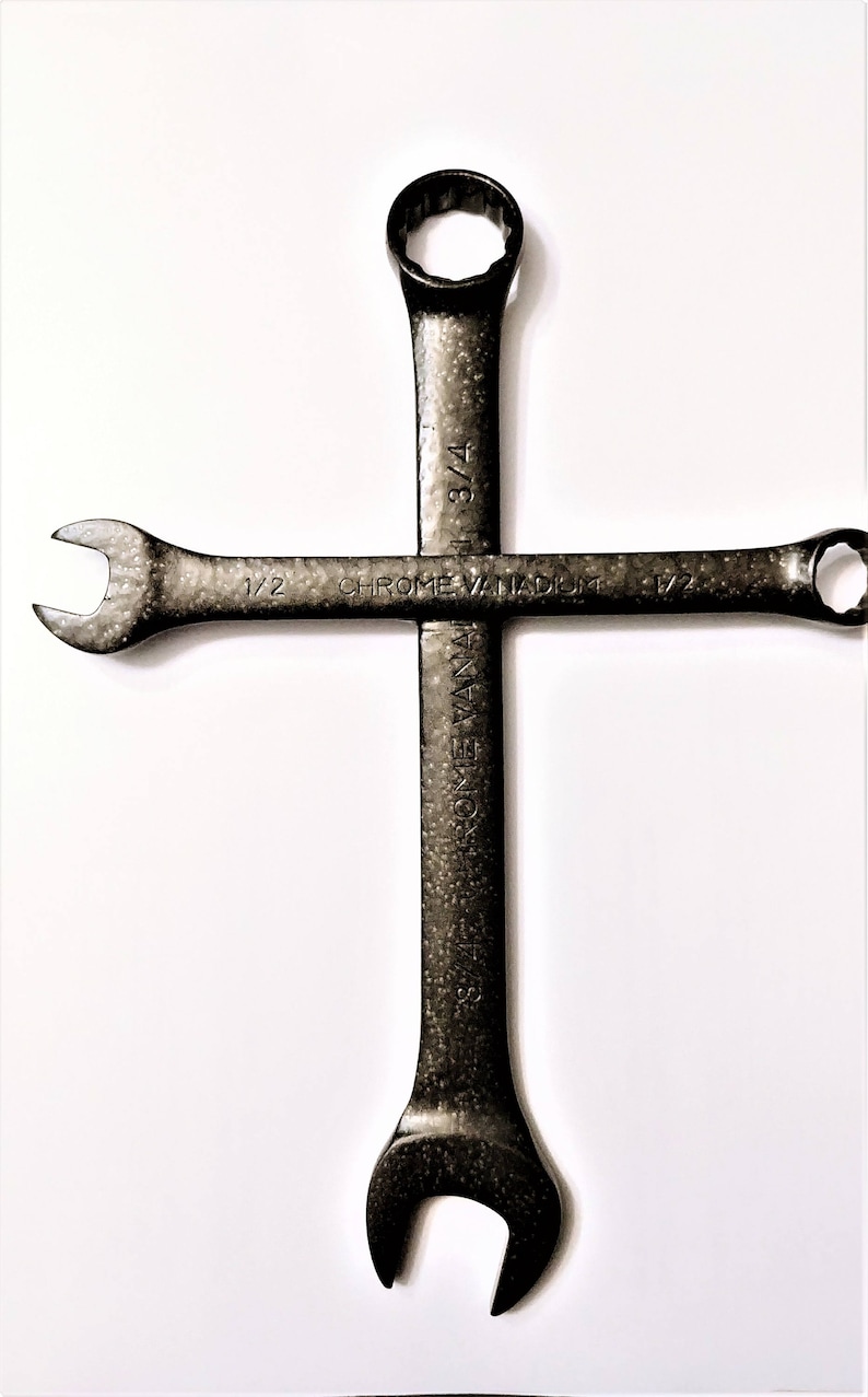 Wrench Cross - Etsy