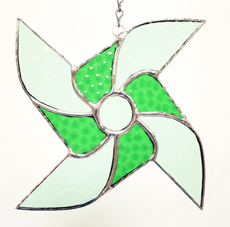 Stained Glass Pinwheel - Etsy