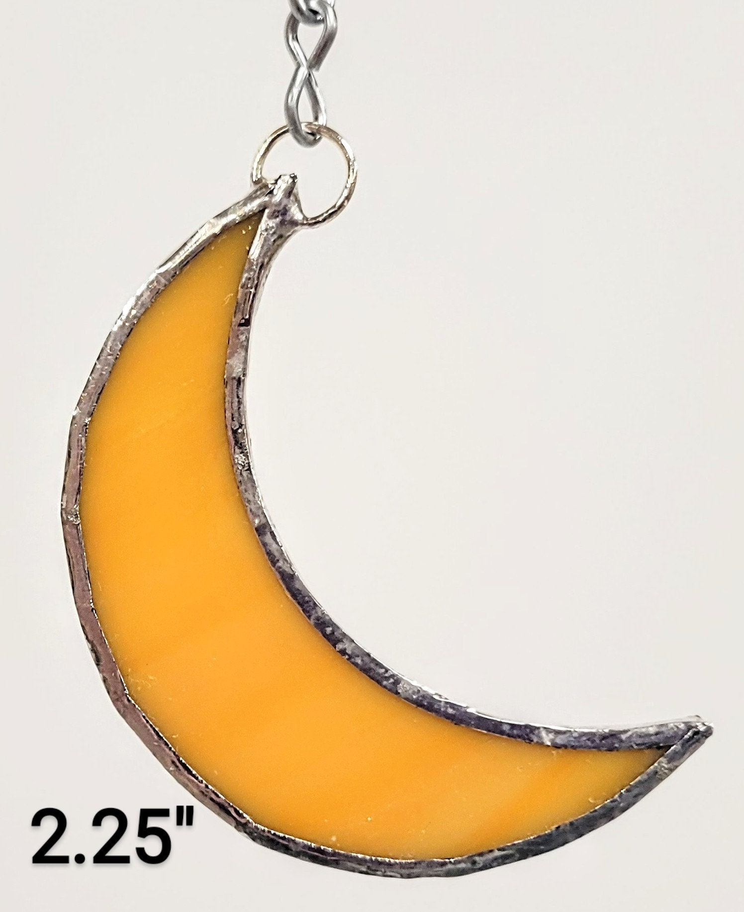 Stained Glass Crescent Moon - Etsy