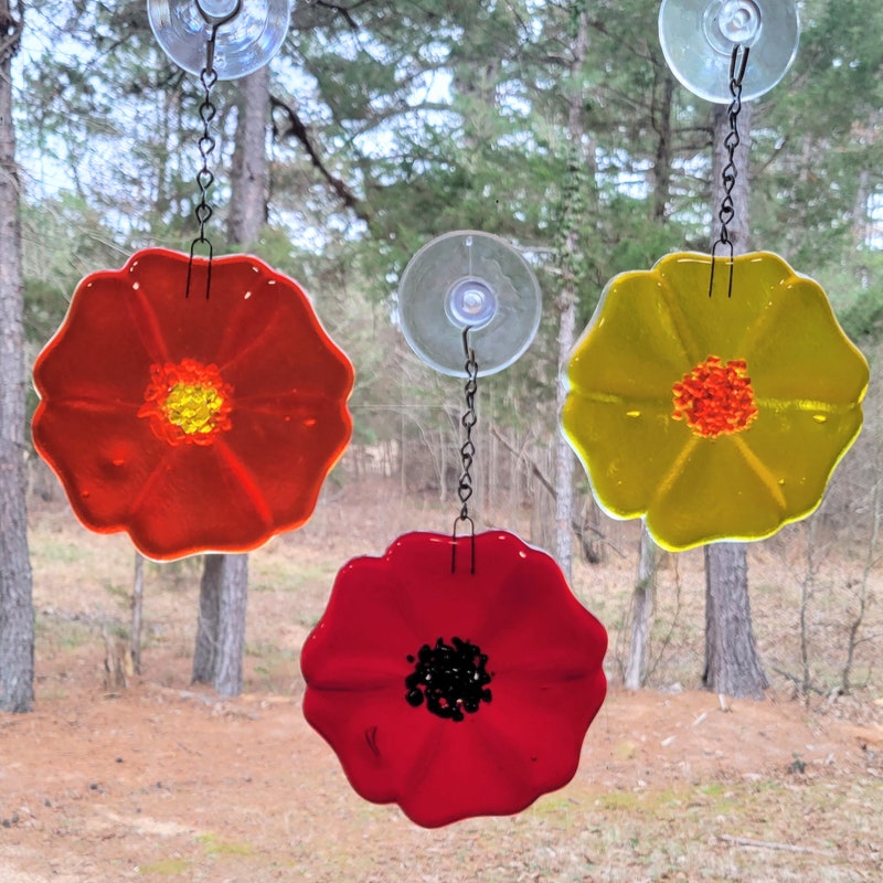Fused Glass Suncatcher - Etsy