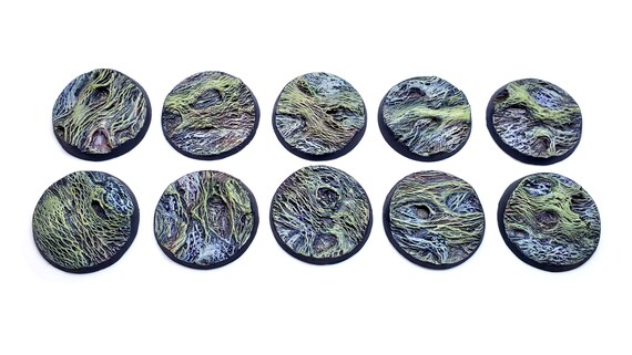 32mm Resin Wargaming Textured Alien Tyranid Marsh Terrain | Etsy