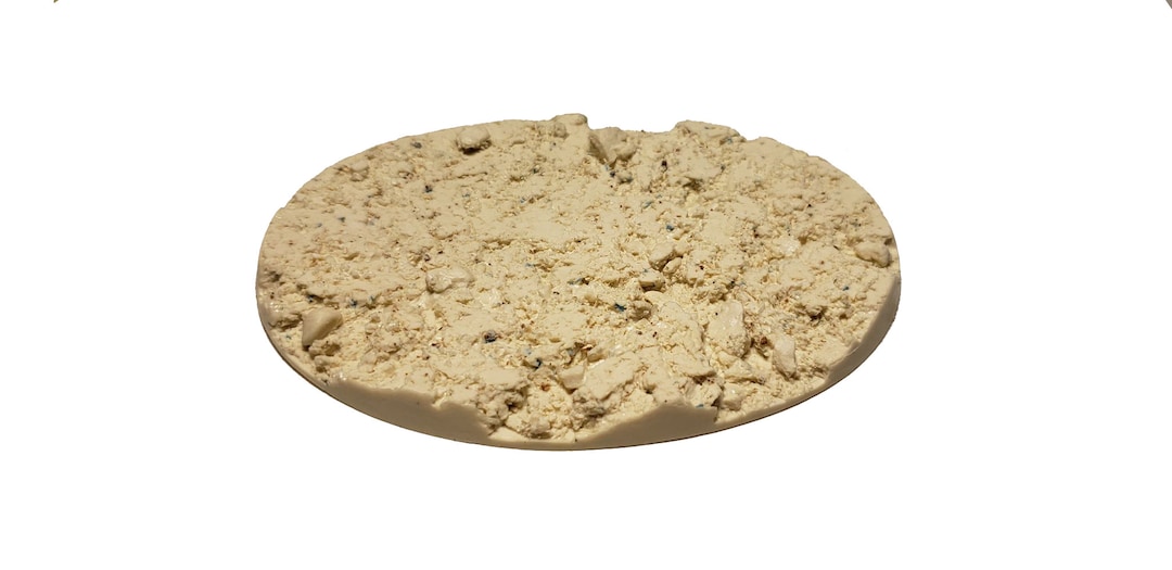 120mm X 92mm Oval Flying Resin Bases Wargaming Textured Rocky/rough ...