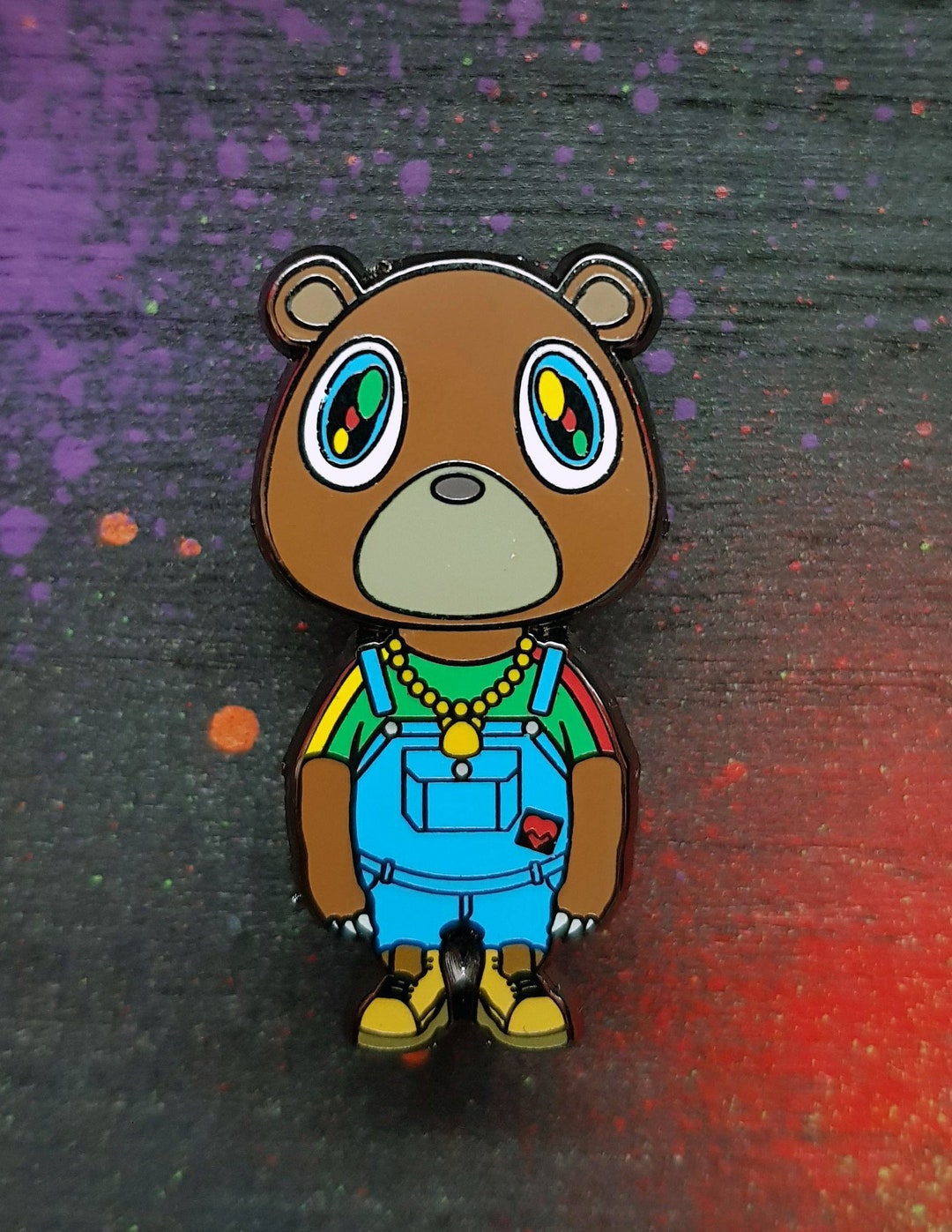 Kanye West Bear Pin Badge - Etsy