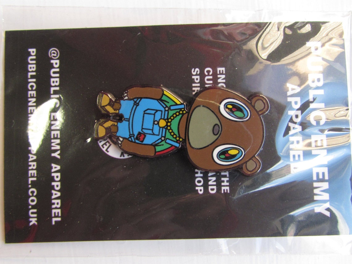 Kanye West Bear Pin Badge - Etsy