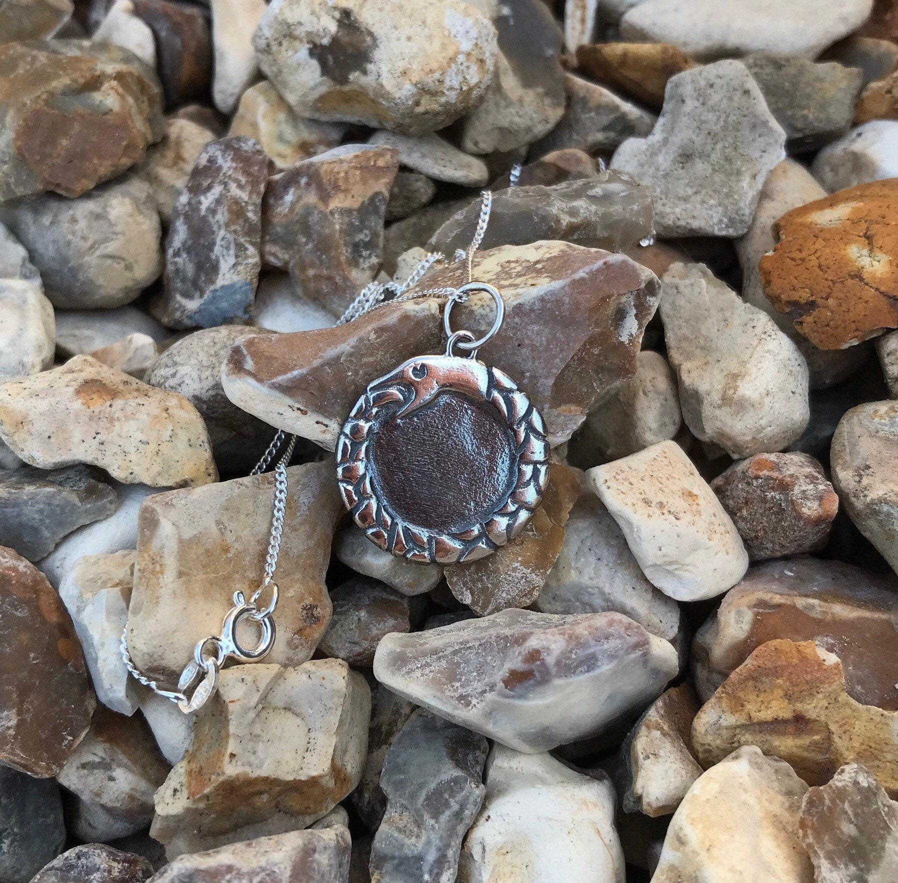 Red Dwarf Ouroboros Pendant Sterling Silver - Etsy UK