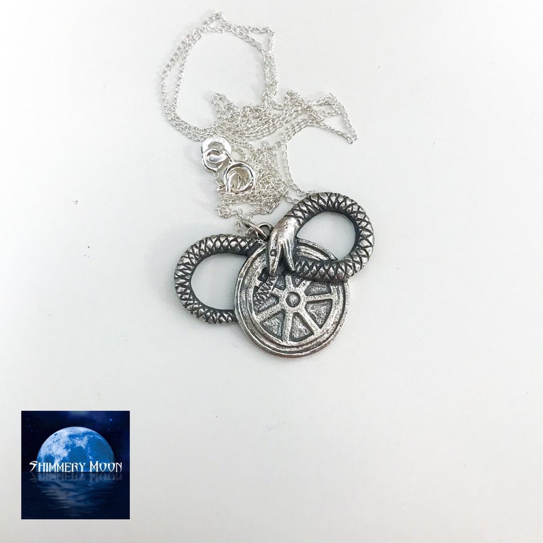 Infinity Serpent- Ouroboros - Wheel of Time Inspired - Sterling Silver ...