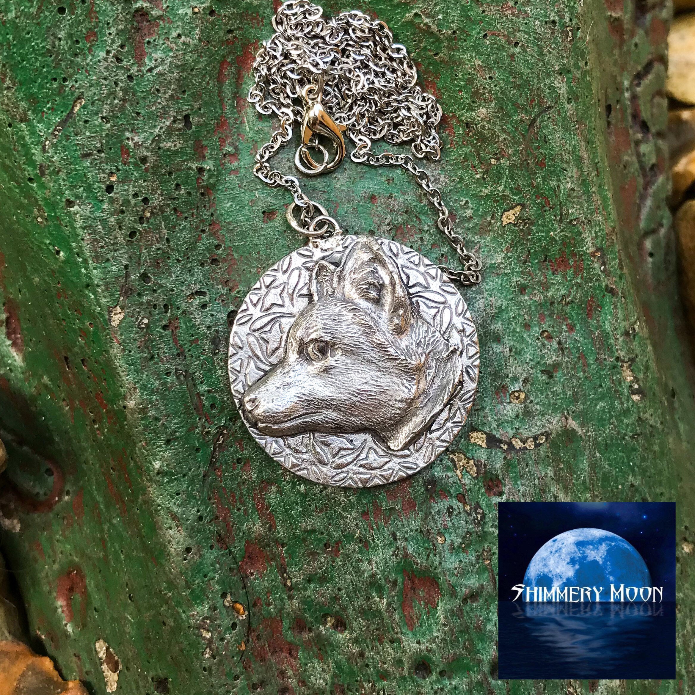 Foxhead Medallion - Wheel of Time Inspired - Sterling Silver Pendant ...