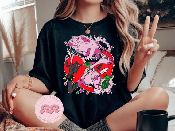 Hazbin Hotel Angel Dust (Devil And Angel) Essential T… - Gem