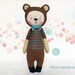 PDF Teddy Bear Sam Sewing Pattern and Tutorial Woodland - Etsy