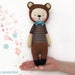 PDF Teddy Bear Sam Sewing Pattern and Tutorial, Woodland Animal, Easy ...