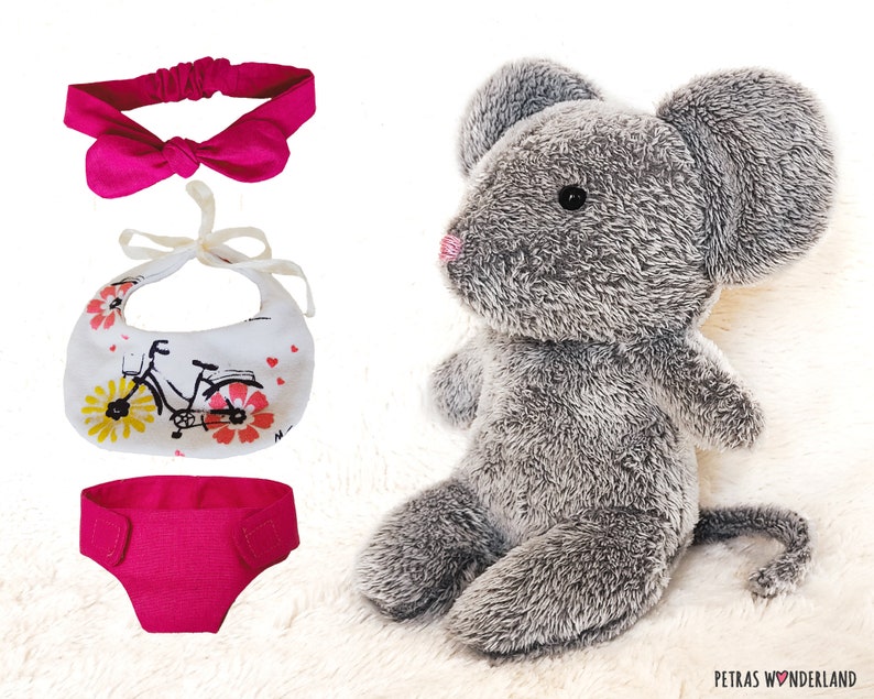 PDF Baby Animal Mouse Sewing Pattern & Tutorial Soft Toy - Etsy