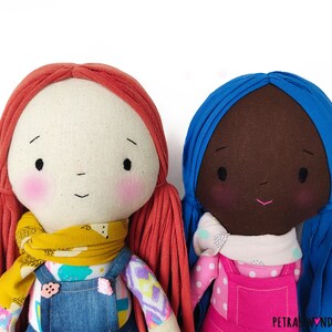PDF Memory Doll Girls Sewing Pattern, Sewing Tutorial for Cloth Doll ...