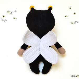 Bee Stuffed Animal Sewing Pattern - Digital Download PDF, Beginner ...