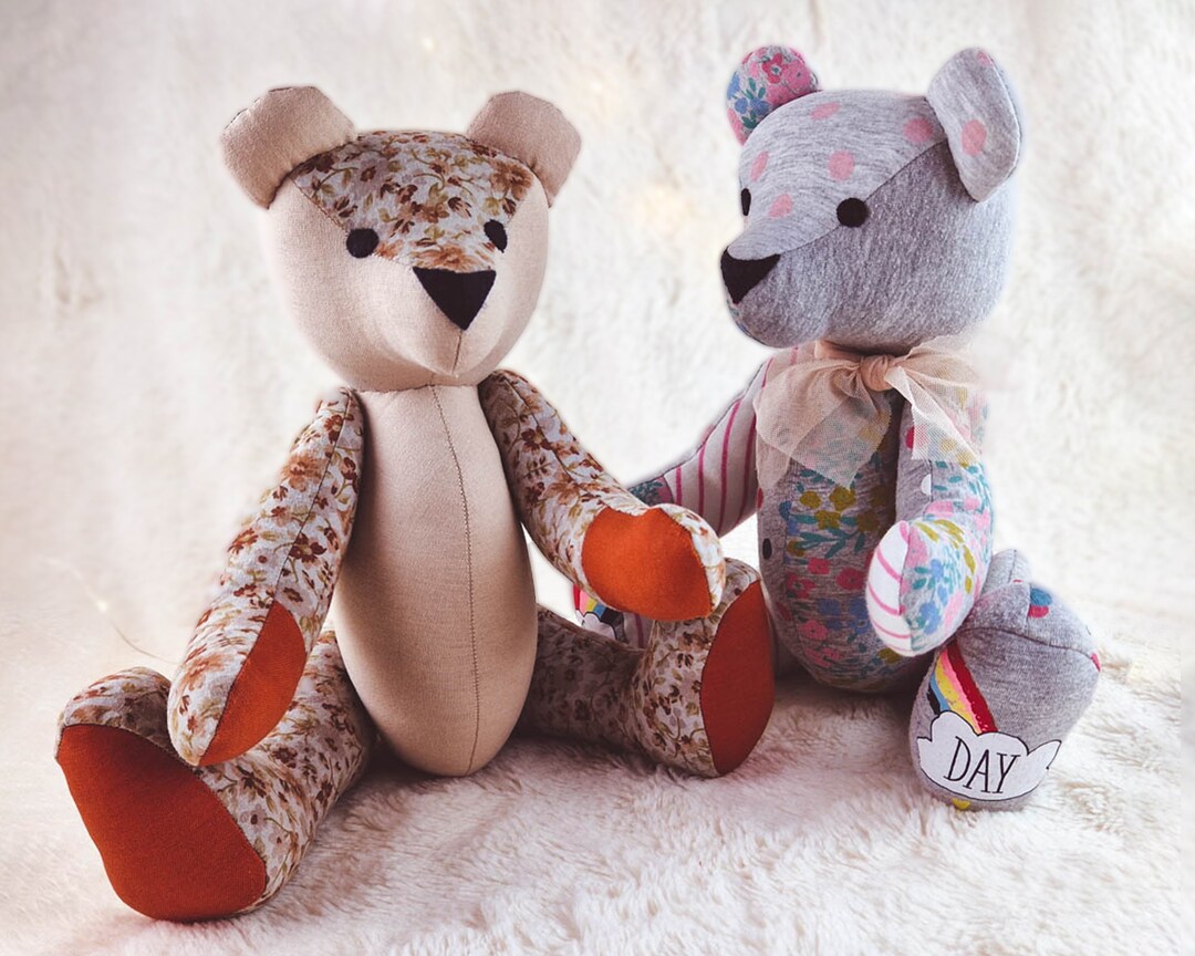 PDF Memory Bear Sewing Pattern & Tutorial Keepsake Bear - Etsy