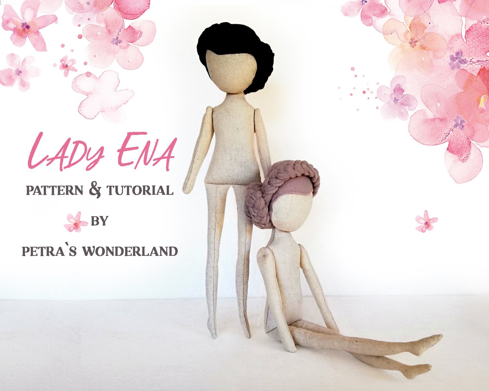PDF Rag Doll Pattern and Sewing Tutorial for 18 Doll Body - Etsy