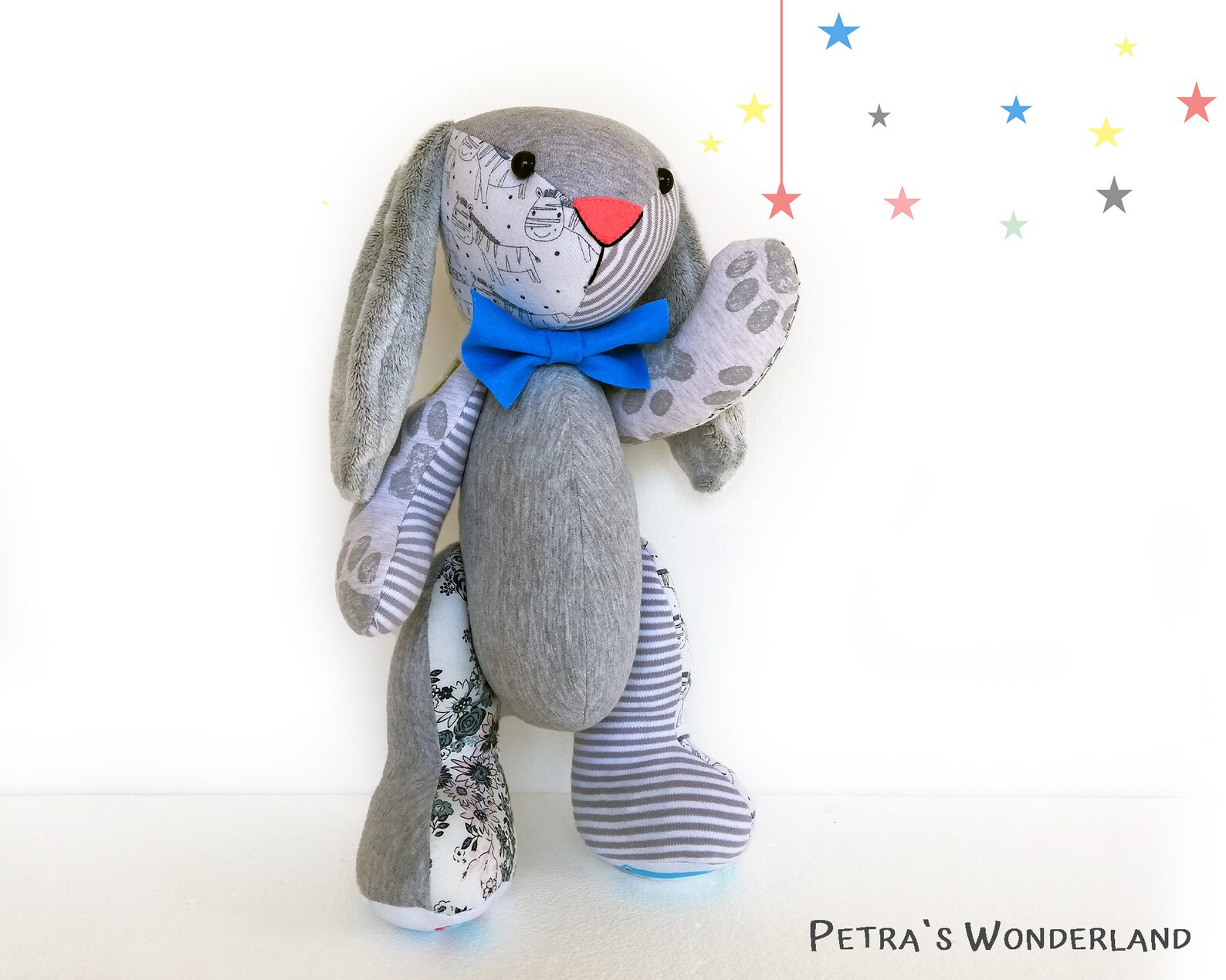 PDF Memory Bunny Sewing Pattern & Tutorial, Stuffed Animal Doll Sewing ...