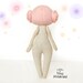 PDF Doll Body Pattern and Tutorial With Hair 10 Cloth Doll - Etsy
