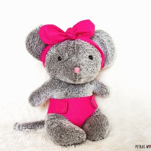 PDF Baby Animal Mouse Sewing Pattern & Tutorial - Soft Toy Mouse Rat ...