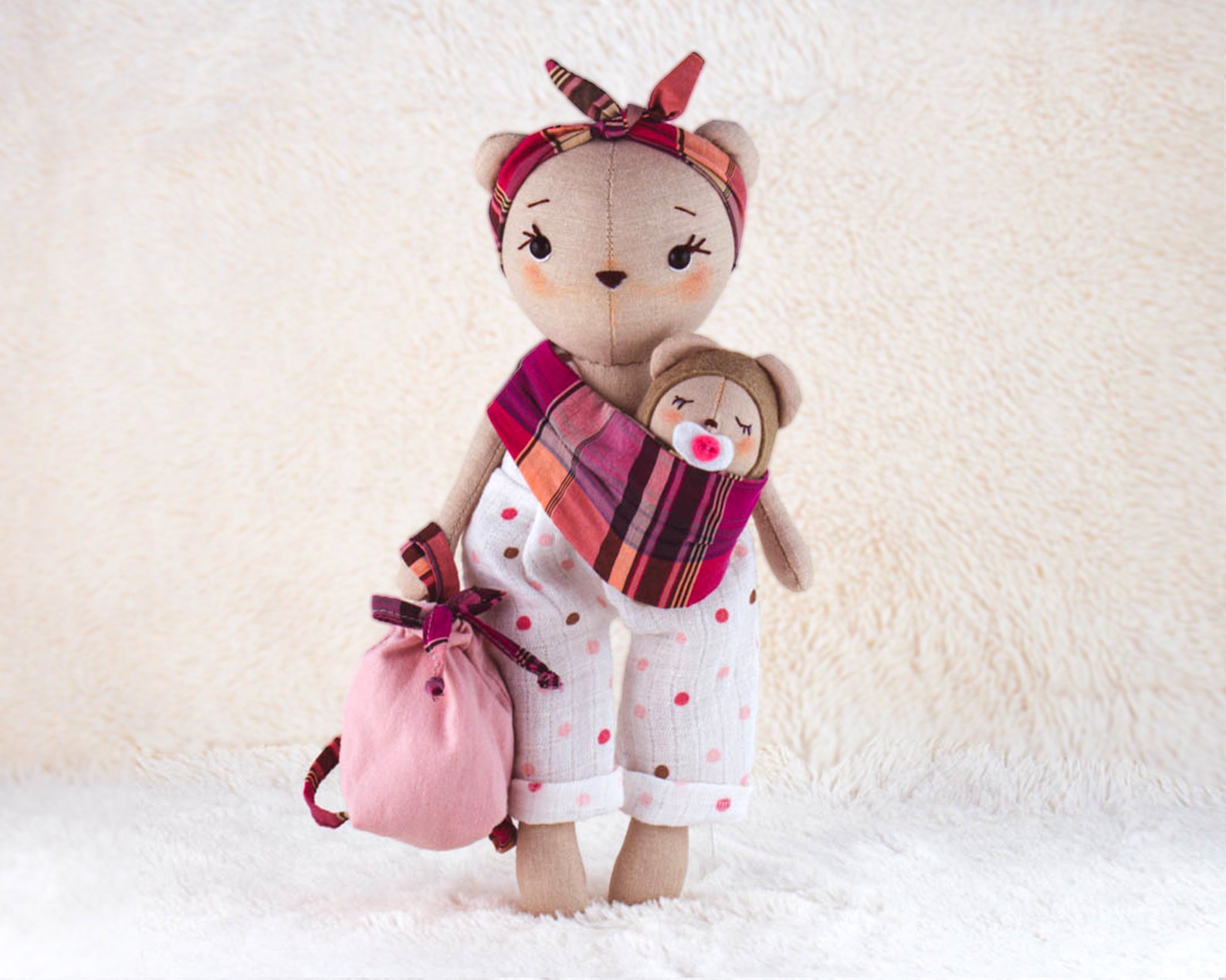 Bear Sewing Pattern PDF and Video Diy Tutorial to Make a - Etsy