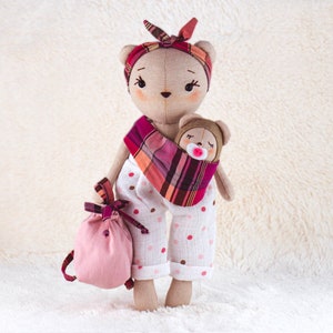 Bear Sewing Pattern PDF and Video Diy Tutorial to Make a - Etsy