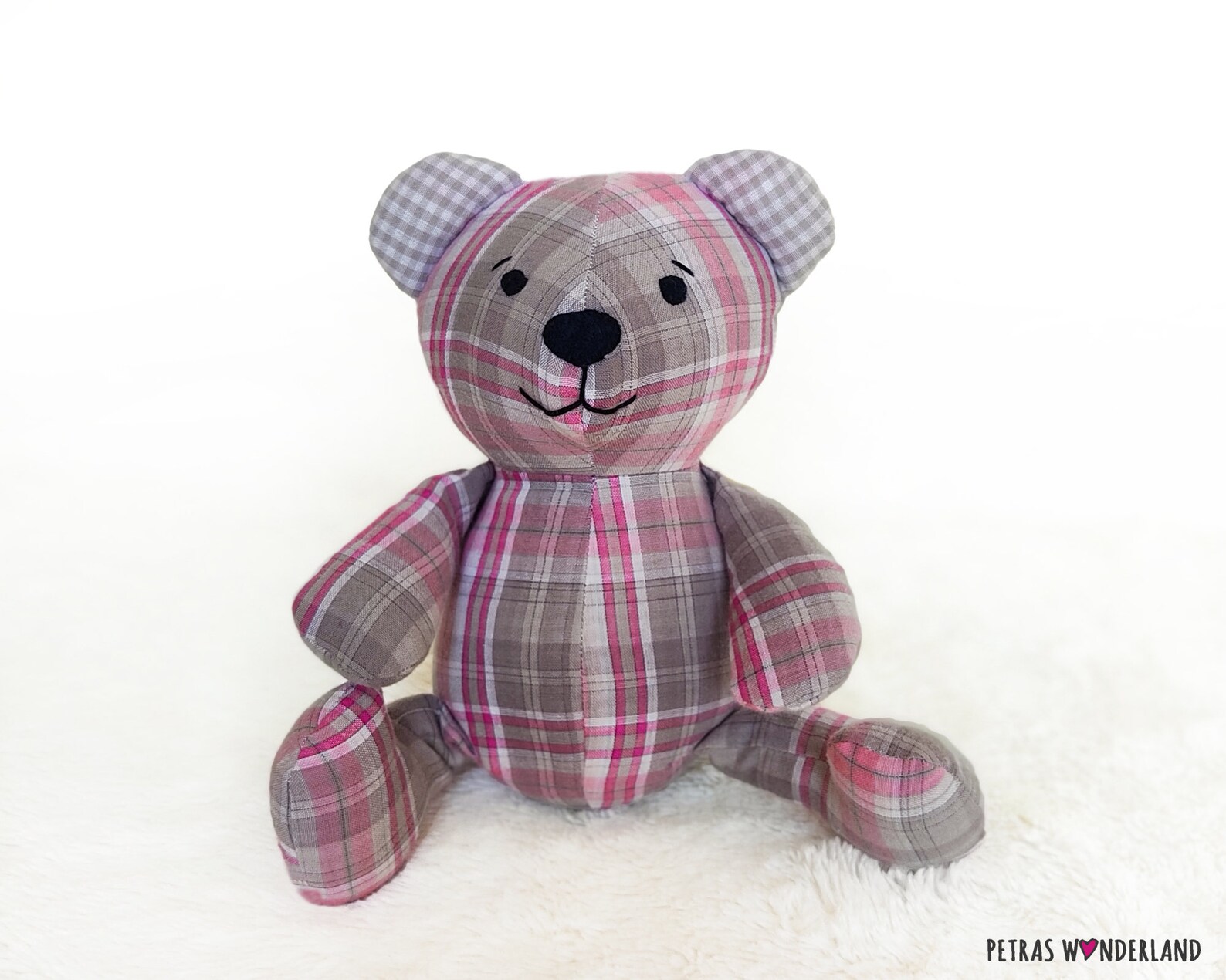 PDF Happy Bear Sewing Pattern & Tutorial Recycled Teddy Bear - Etsy