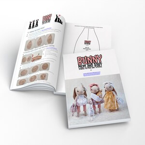 Bunny Rabbit PDF Sewing Pattern, Tutorial and Video - Diy Doll Patterns ...